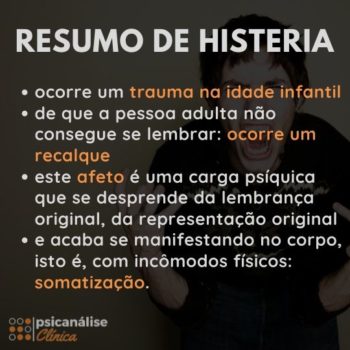 O que é Histeria? Conceitos e Tratamentos - Psicanálise Clínica