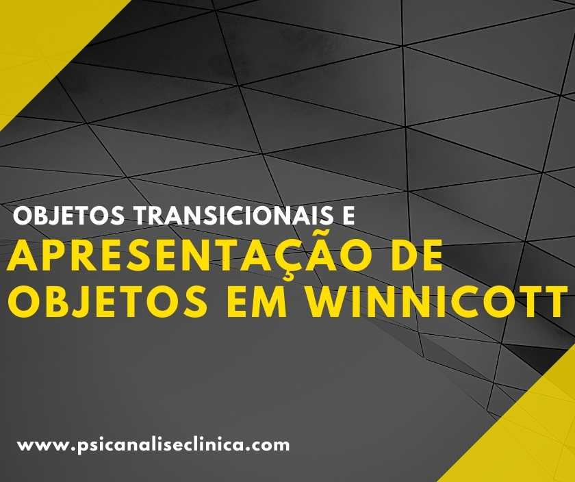Objetos Transicionais e Apresentação de Objetos em Winnicott ...