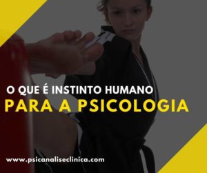 O que é instinto humano para a psicologia? - Psicanálise Clínica