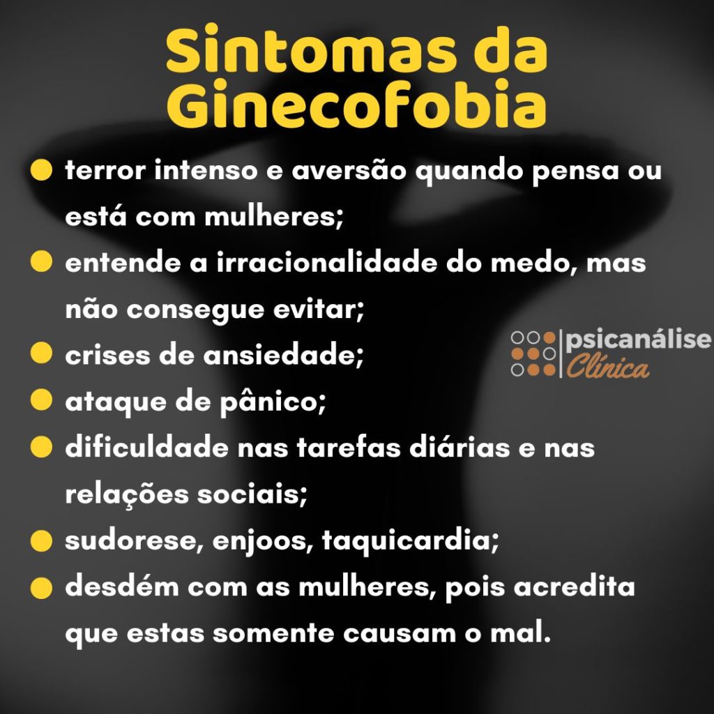 Ginofobia, ginefobia ou ginecofobia: medo de mulheres - Psicanálise Clínica