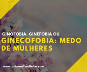 Ginofobia, ginefobia ou ginecofobia: medo de mulheres - Psicanálise Clínica