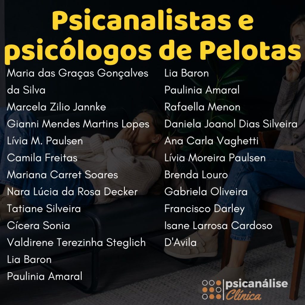 Lista De Psicanalistas E Psicólogos De Pelotas Rs Psicanálise Clínica