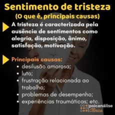 Sentimento de tristeza: sinais, causas e tratamentos - Psicanálise Clínica