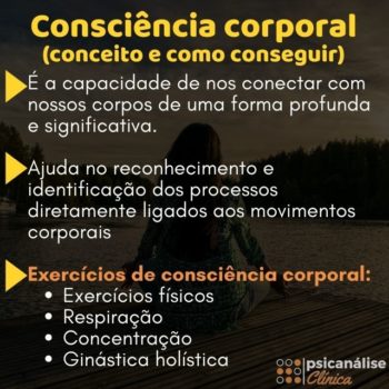 Consciência Corporal: conceito e como conseguir - Psicanálise Clínica