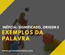 Inépcia: significado, origem e exemplos da palavra - Psicanálise Clínica