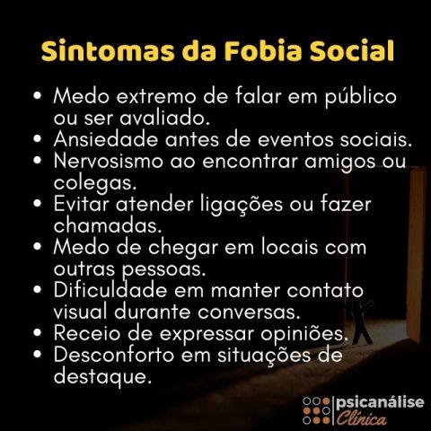 Fobia social: o que é, sintomas, tratamentos - Psicanálise Clínica