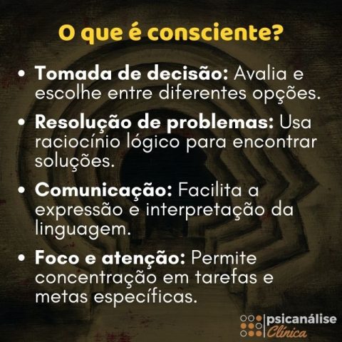 O que é Consciente em psicanálise e psicologia - Psicanálise Clínica
