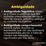 Ambiguidade: significado linguístico e comportamento ambíguo ...
