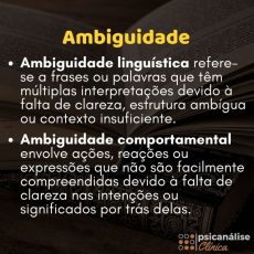 Ambiguidade: significado linguístico e comportamento ambíguo ...