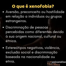 Xenofóbico: significado no dicionário e em psicologia - Psicanálise Clínica