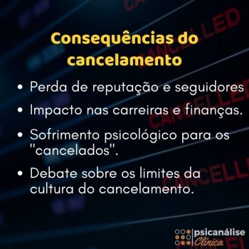 Cultura do Cancelamento: o que é, como funciona - Psicanálise Clínica