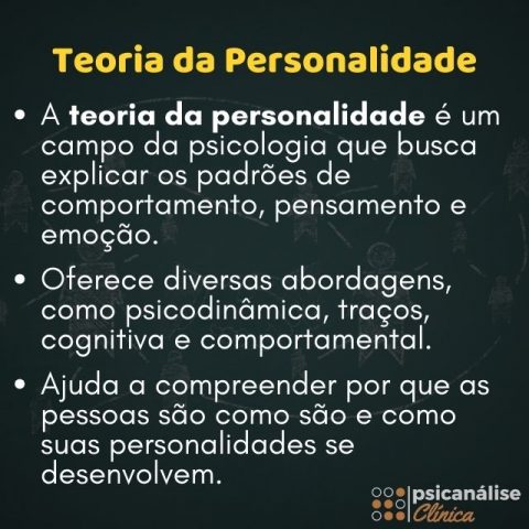 O que é Personalidade para a psicologia - Psicanálise Clínica