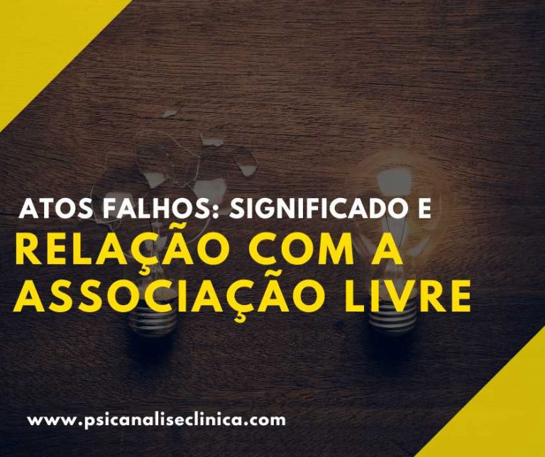 Atos falhos: significado e relação com a associação livre - Psicanálise ...