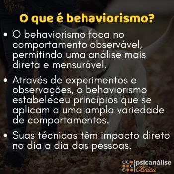 Behaviorismo: o que é, ideias, autores e exemplos - Psicanálise Clínica