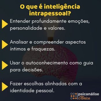 Inteligência intrapessoal: compreensão e desenvolvimento - Psicanálise ...