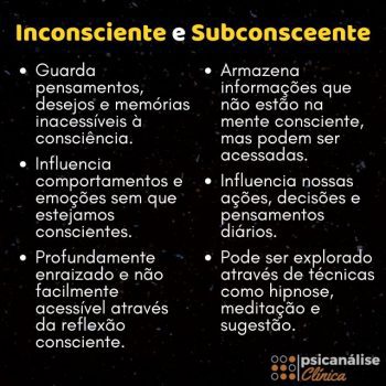 O Poder do Inconsciente: o que é e como atua? - Psicanálise Clínica