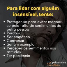 Pessoas Insensíveis: causas, características e como lidar - Psicanálise ...